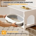 Cat Litter Box Enclosure niture Dog Proof, Hidden Kitty Washroom ...