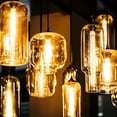 6 Pack T10 Tubular Light Bulbs, 25W Bulb, Clear Incandescent, E26 ...