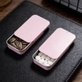 1 Pc Slide Top Metal Tin Container Small Storage Box Holder Rectangular ...