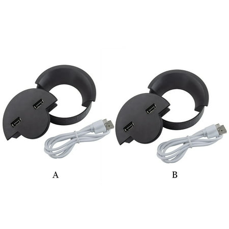 Desktop Grommet USB Cable Hole Charging be used as Port Computer Hub ...