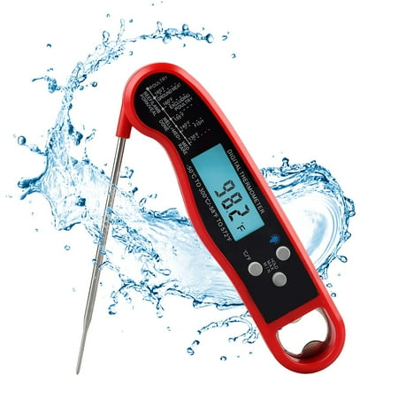 Digital Instant Read Meat Thermometers Waterproof Food Thermometer With ...