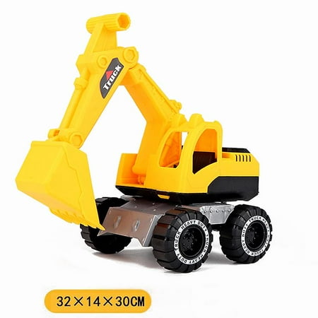 Excavator Car Model Children's Construction Car Toy Manual Disassembly ...