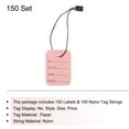 Price Tags and Hang Tag String Clothing Tag, 2"x1.4" Pink String Tags ...