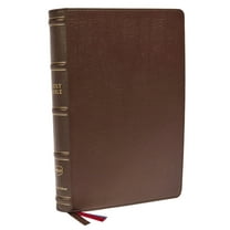 Nkjv, Giant Print Center-Column Reference Bible, Verse Art Cover Collection, Genuine Leather ...