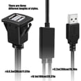 Square Clip Styles USB Car Chargers Cable 2 Ports Waterproof for ...