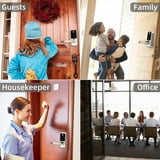 Smonet Smart Lock: Fingerprint, Key, Keypad Entry, Bluetooth, Auto Lock ...