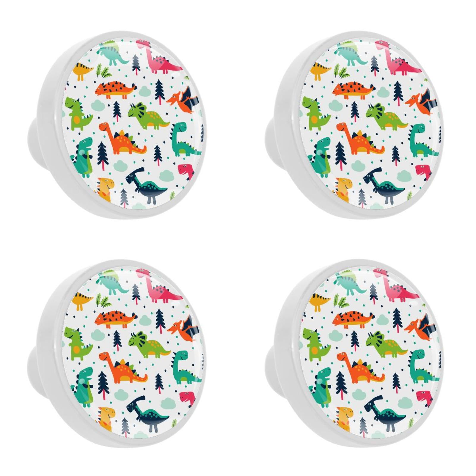 4 Pcs Dinosaur Knobs for Kitchen Cabinet Cupboard Dresser Bookcase ...