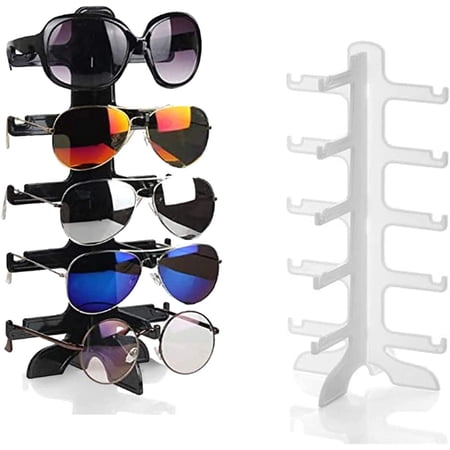 Pieces Plastic Glasses Frame, Glasses Display Rack, 5-Layer Sunglasses ...
