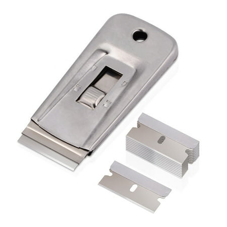 SICED Metal Scrapers, Glass Scraper Glass Ceramic Plate Scraper with 10 ...