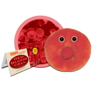 Knick Knack Toy Shack Giant Microbes Plush Toys for kids - White Blood ...