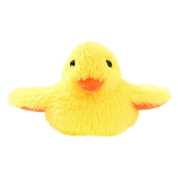 Cat Toy,Electric Little Yellow Duck Electric Duckling Plush Toysfor ...
