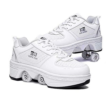 LDTXH Automatic Walking Shoes Invisible Roller Skate, 2-in-1 Parkour ...