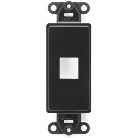 Quickport Decora Insert, 1-Port, Black | Walmart Canada