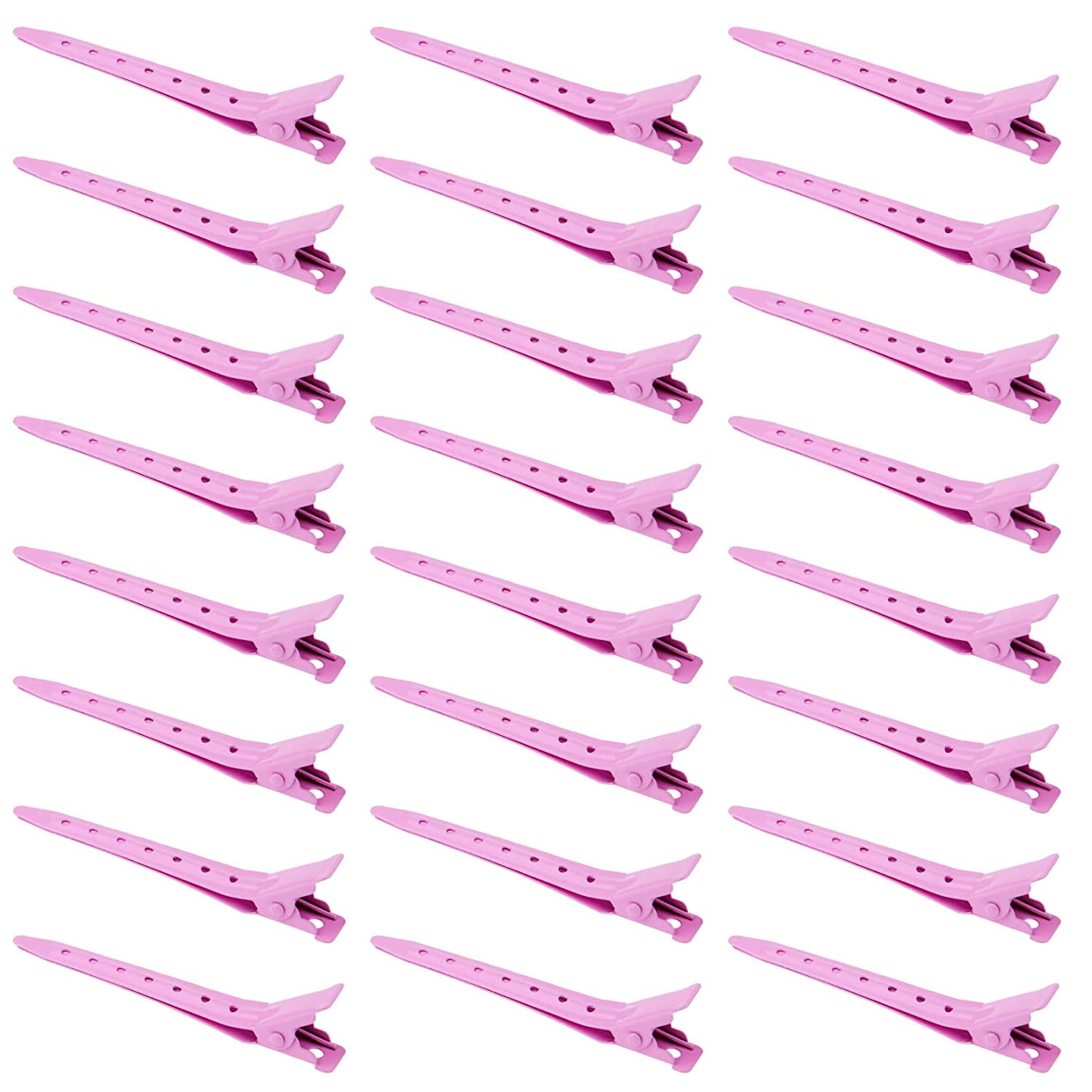 24 Packs Duck Bill Clips, 2.75 Inches Rustproof Metal Alligator Curl ...