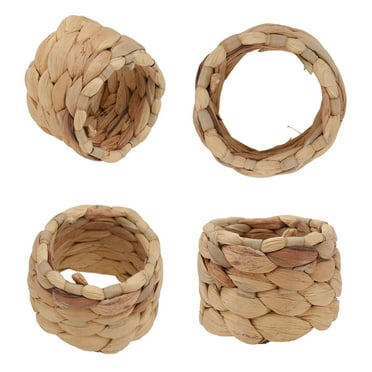 Set of 24 Wicker Rustic Napkin Rings, Boho Napkin Rings Handmade by ...