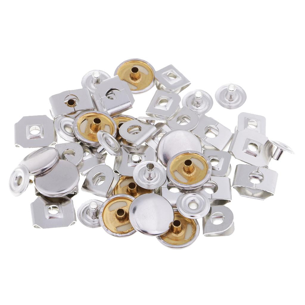 12 Sets 15mm Garment Fasteners Sew On Trousers Skirt Pants Craft ...