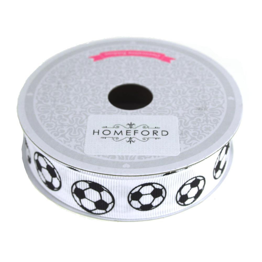 Soccer Grosgrain Sports Ribbon, 7/8-Inch, 10 Yards - Walmart.com