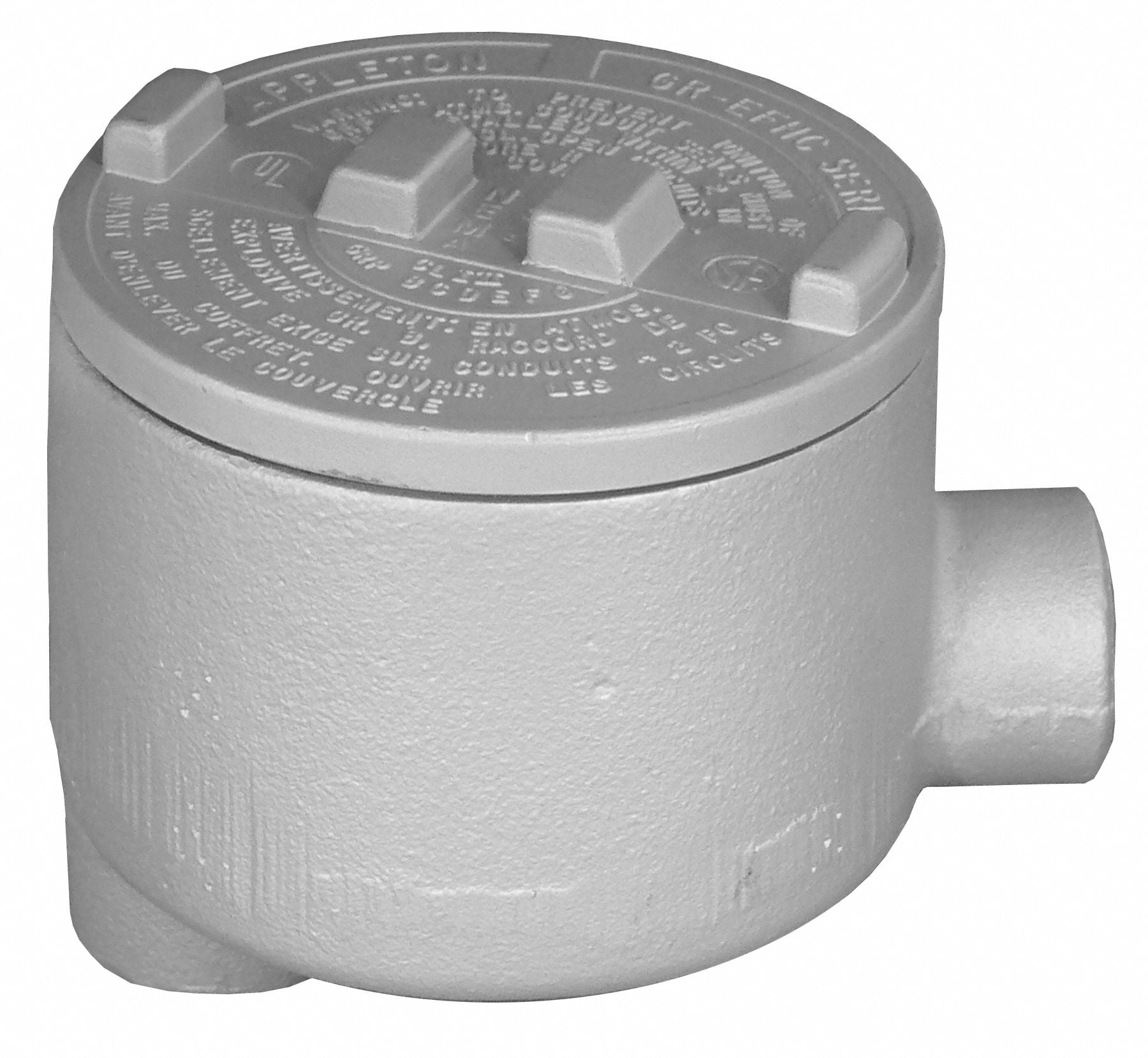 Appleton Electric Conduit Outlet Body,Iron,Trd Sz 1 1/4in GRLB125 ...