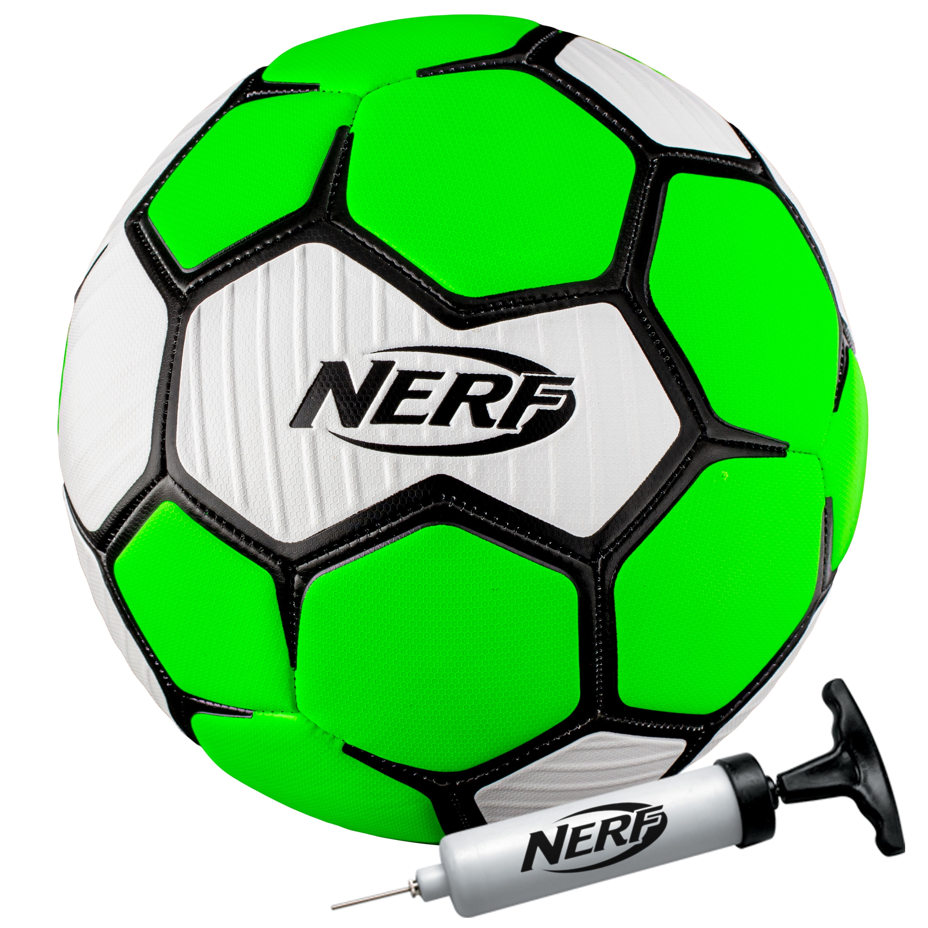 NERF Proshot™ Soccer Ball - Size 4 Hand Stitched for an Authentic Look ...