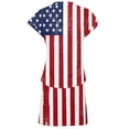 DHFJKG Womens 2 Piece Skirts Set American Flag Print Loose Fit ...