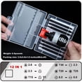12-in-1 Ratcheting Screwdriver Set, Multi-bit Stubby Screw Driver with ...
