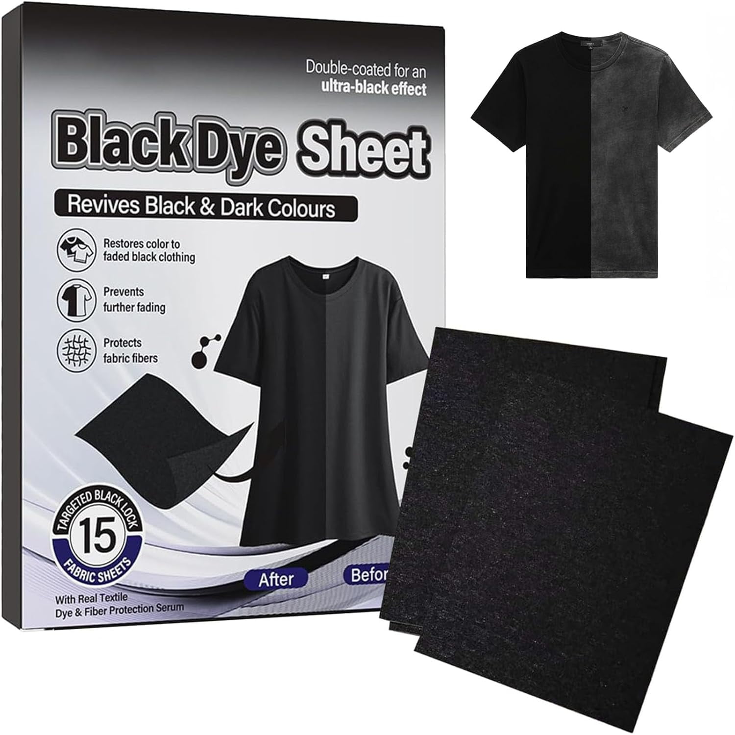 Click here for Nobrand Black Fabric Dye  15pcs Black Dye For Clot... prices