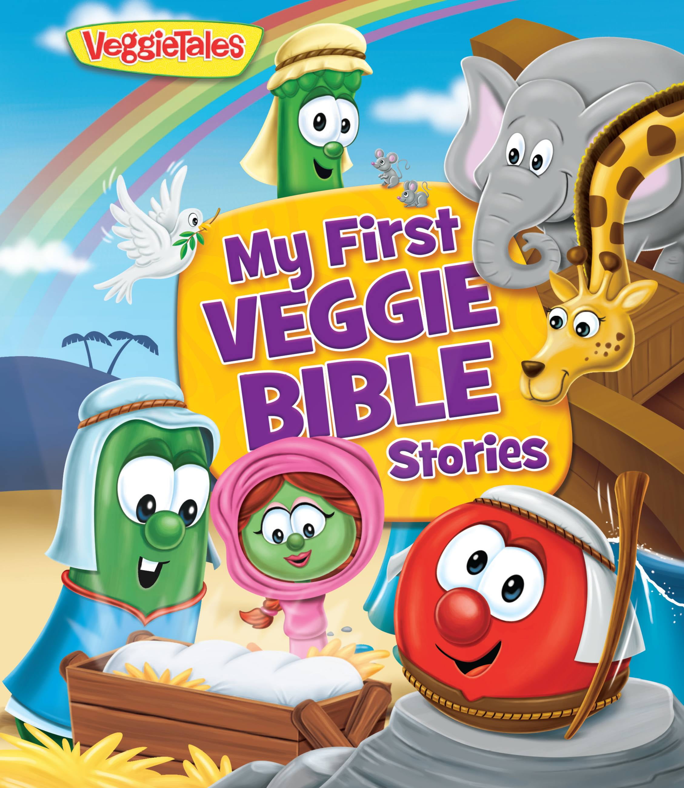 VeggieTales: My First Veggie Bible Stories (Board book) - Walmart.com