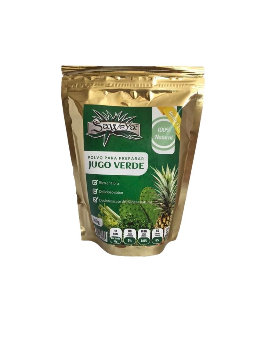 Jugo Verde En Polvo Sin Azúcar 300Grs Saweya Saweya Jugo Verde En Polvo ...
