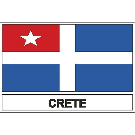 Stick sticker Greek crete flag-- | Walmart Canada