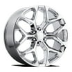 OE Creations Aluminum Rim PR113 22X9in Hyper Silver Dark with Chrome ...