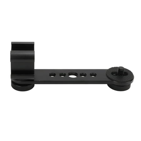 Cold Shoe Mount Plate, Lightweight Secure Triple Microphone Mount ...