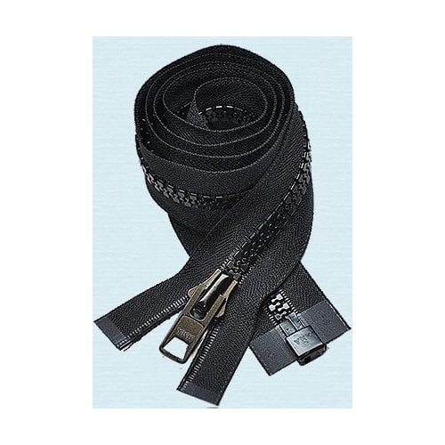 36" Vislon Zipper ~ YKK #10 Molded Extra-Heavy Separating - 580 Black ...
