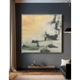 Abstract Cityscape Wall Art Painting – Handmade Modern Urban Canvas for ...