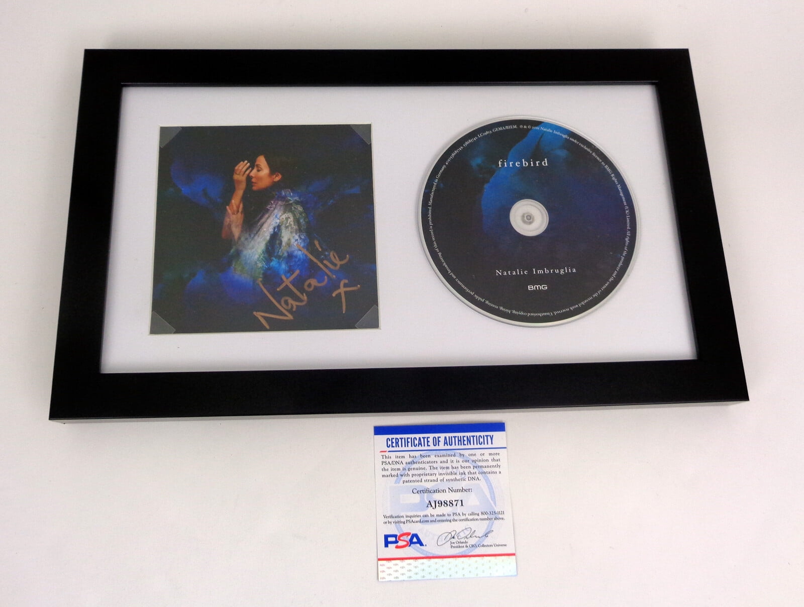 Natalie Imbruglia Signed Autograph Firebird CD Framed PSA/DNA COA B ...