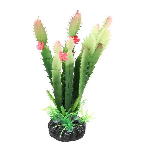 Plastic Cactus Plant,Simulation Plastic Cactus Plant Aquarium Landscape ...