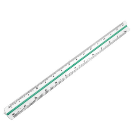 Engineer Triangular Metric Scale Ruler 1:100 1:200 1:250 1:300 1:400 ...