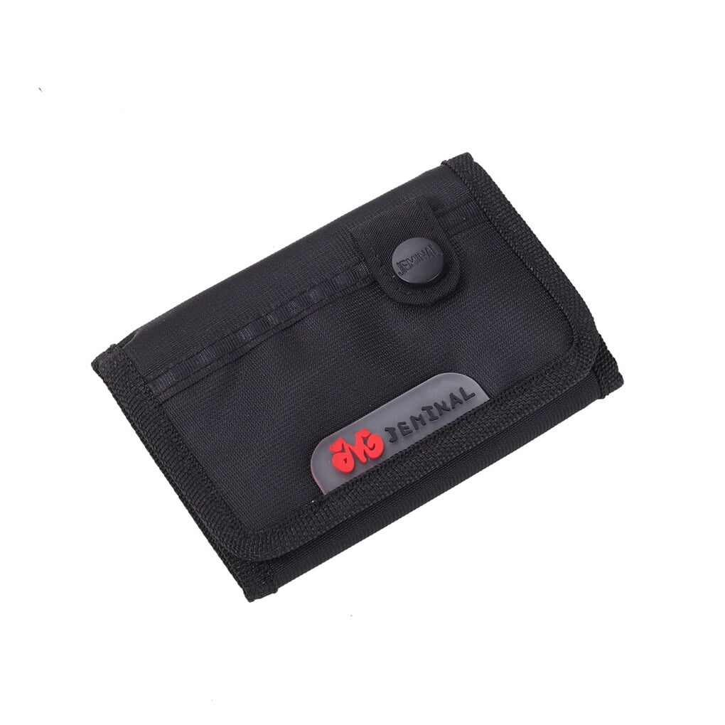 Man Wallets Purse with Coin Pocke Trifold Short Card Letters Print ...