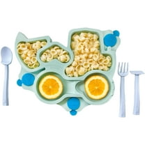 Constructive Eating Truck Training Plate and Utensils Set for Babies ...