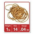 Universal Rubber Bands, Size 14, 2" x 1/16", 2200 Bands/1 lb Pack ...