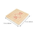 MLINS 1Set Assorted Color Wooden Geoboard Mathematical Manipulative ...