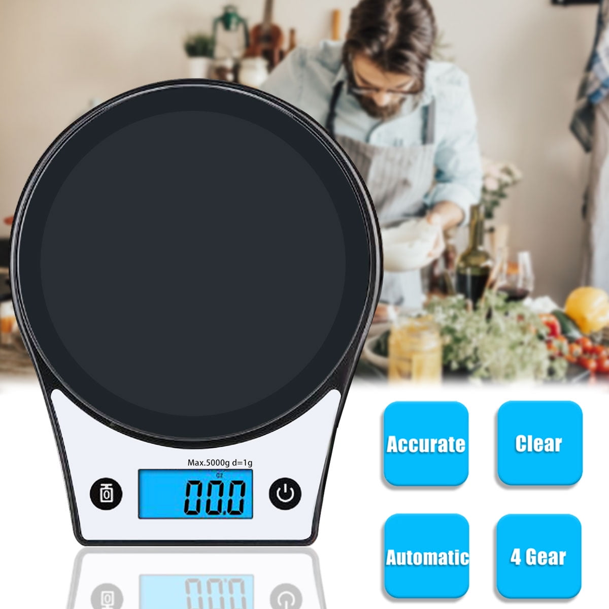 Digital Electronic Food Mini Gram Scale Jewelry LCD Cooking Food ...