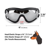 NAMSAN Dog Goggles for German Shepherd/ Golden retriever Eye Protection ...
