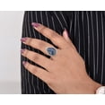 Blue Labradorite Ring 925 Sterling Silver Pear Statement Ring for Women ...