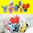 Noyal BTS Plush Toys BT21 TATA SHOOKY SUGA COOKY, Soft KPOP Stuffed Plushies, 25CM Children's ...