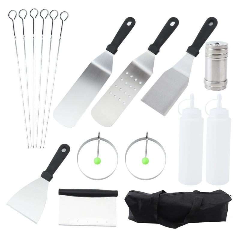 CAROOTU 16pcs/set Barbecue Tool Set Stainless Steel Ketchup Bottle ...