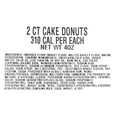 Freshness Guaranteed Vanilla Glazed Cake Donuts, 2 Count, Shelf-Stable ...