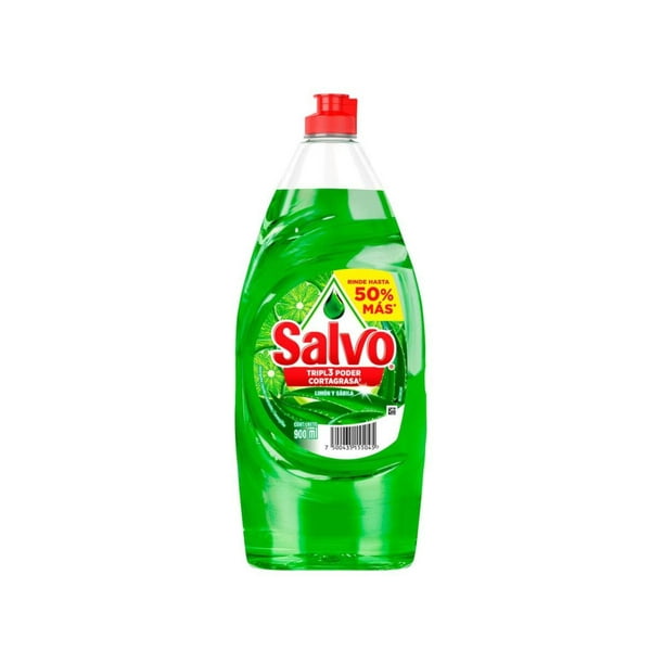 Pack de 12 Lavatrastes Líquido Salvo Limón 900 ml Salvo Limon | Bodega ...