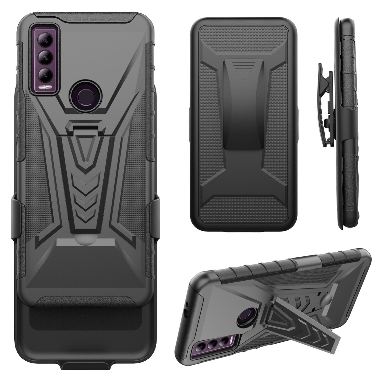 For AT&T Motivate Max U668AA Cricke Ovation 3 Case Holster Belt Clip ...