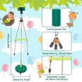 AGPTEK Disc Swing with Monkey Bars, Tree Swing Set Accessories Rope ...