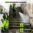 4200 PSI Electric Pressure Washer with Hose Reel,4 Nozzles,for Clean ...